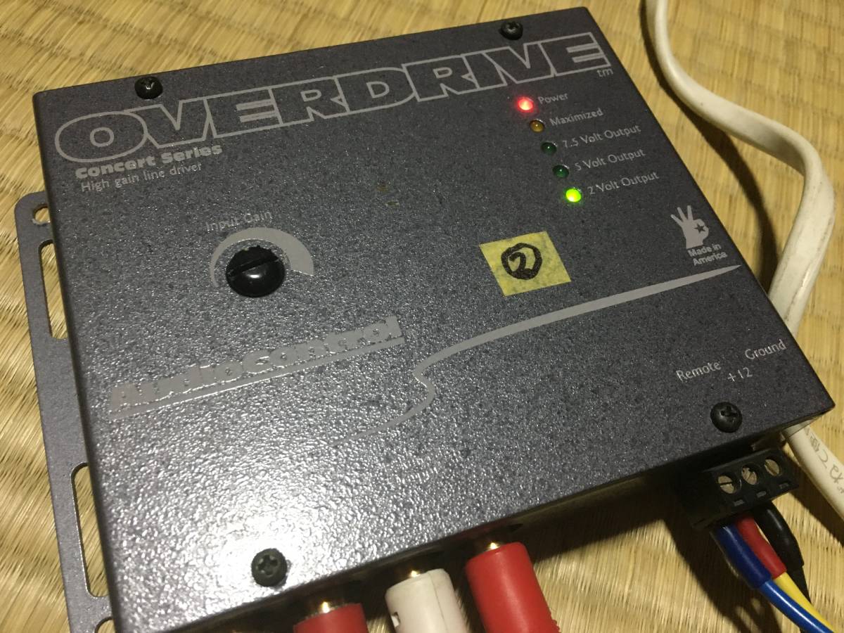 【傷や汚れあり】AudioControl OVERDRIVE オーディオコントロール ラインドライバー 2の落札情報詳細 - ヤフオク落札価格 ...