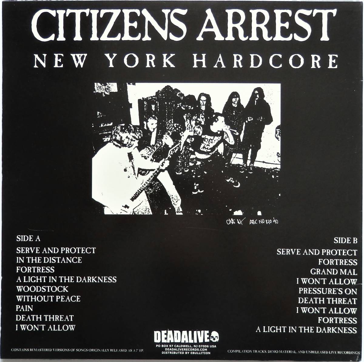 【目立った傷や汚れなし】【2002年コンピ盤/USスラッシュハードコア/HERESY, RIPCORD影響下】CITIZENS ARREST ...