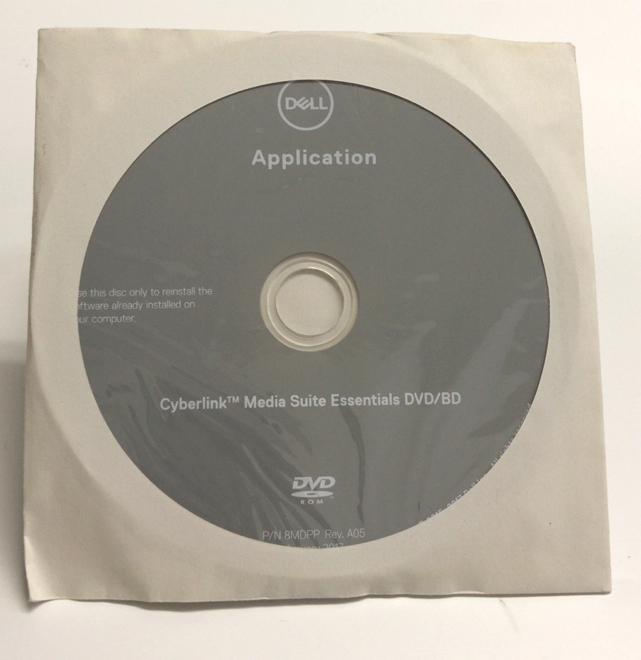 【傷や汚れあり】2240071★未開封★DELL Application CyberLink Media Suite Essentials ...