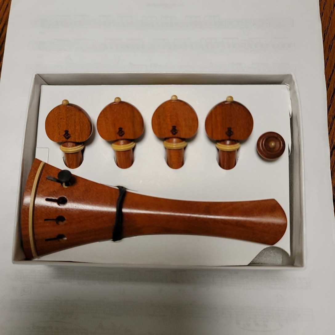 クローソン crowson フィッティングセット テールピース・ペグ・エンドピン バイオリン用 柘植 Boxwood violin の落札情報 ...
