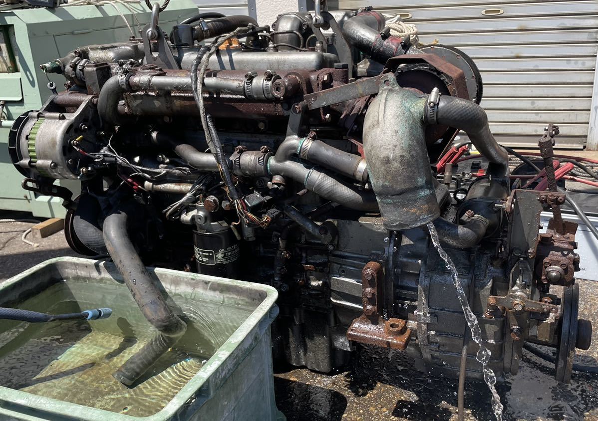 【傷や汚れあり】ヤンマー 4LM-DTZ 中古 マリンギヤ 中間メタル ドライブセット ディーゼル ターボ 軽油 船 漁船 yanmar ボート エンジン本体 の落札情報詳細 - ヤフオク落札 ...