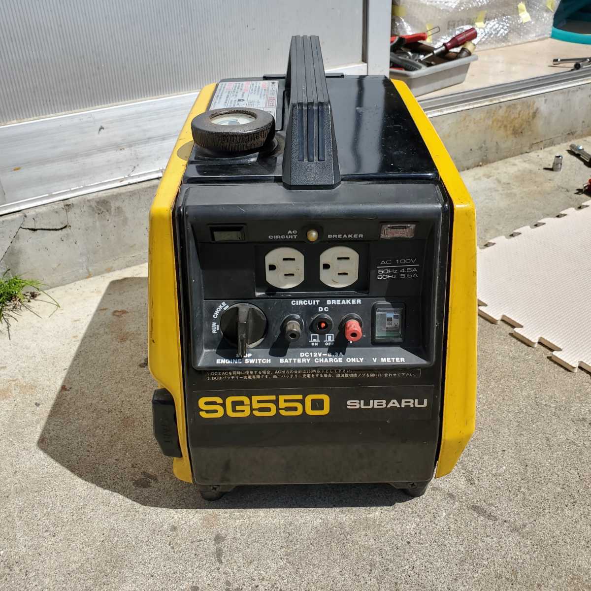 ジャンク品 SUBARU エンジン発電機 TG550 の落札情報詳細| ヤフオク落札価格情報 オークフリー