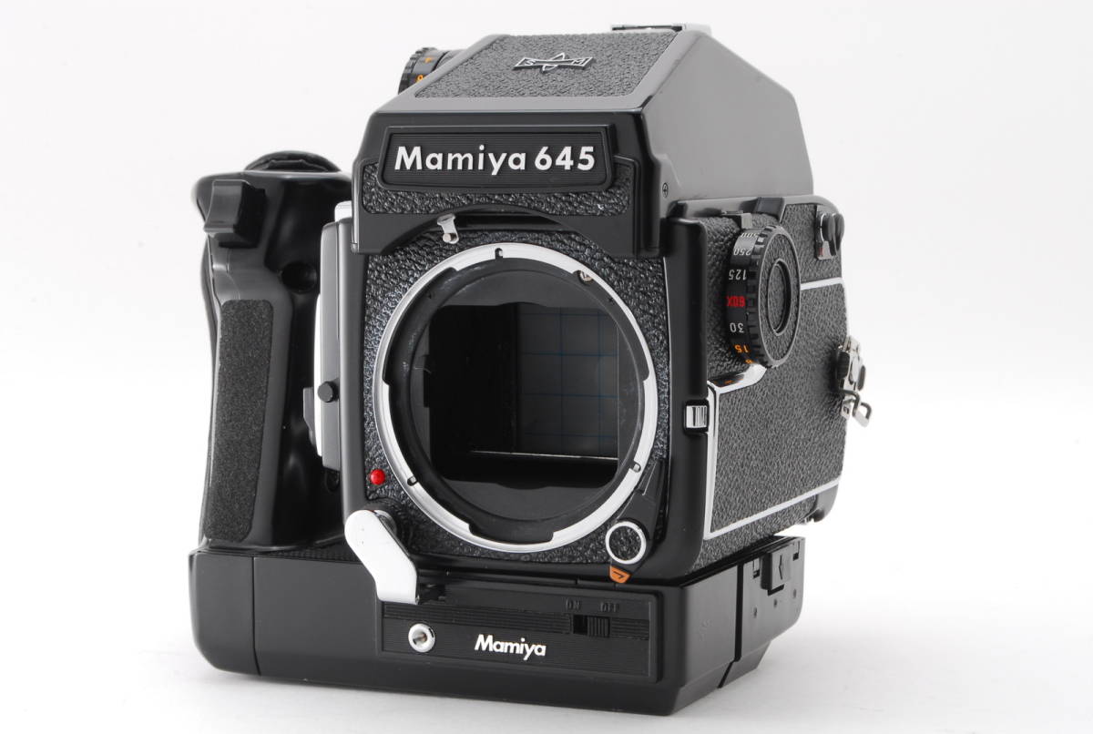 【目立った傷や汚れなし】【美品】 Mamiya マミヤ M645 1000S Body + AE Prism Finder + Power ...