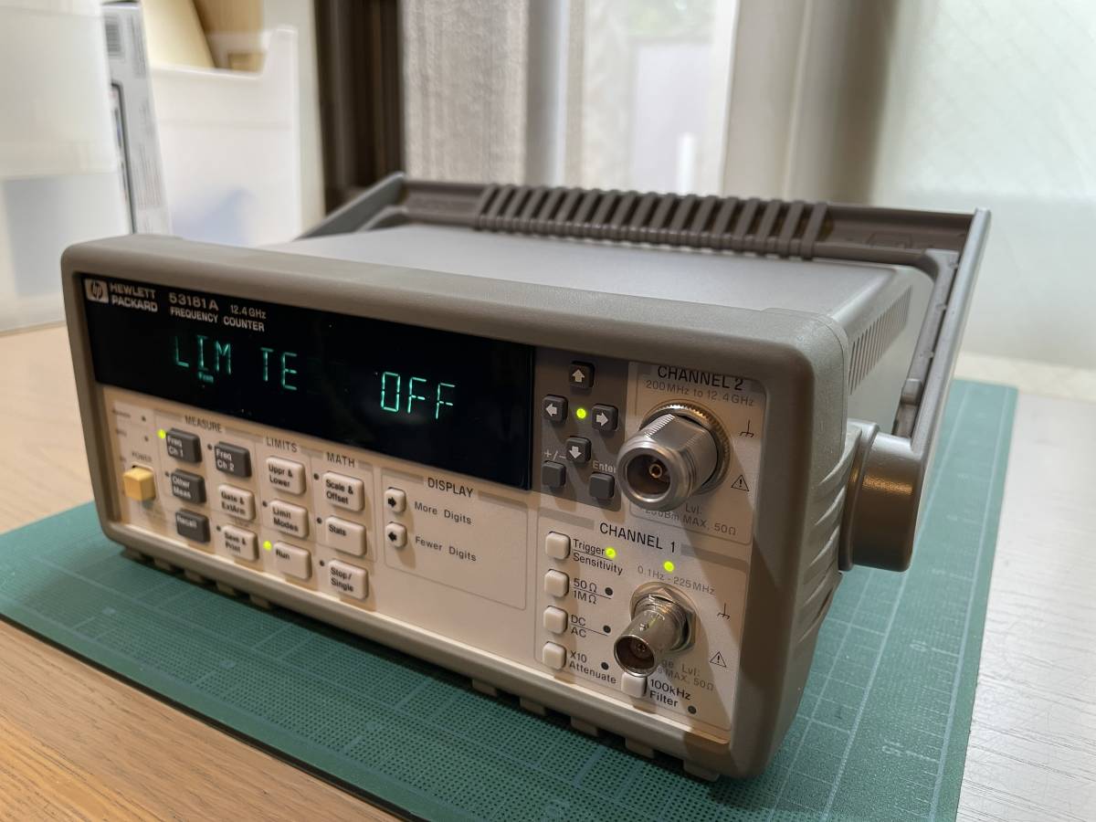 【目立った傷や汚れなし】HP 53181A デジタル周波数カウンタ HEWLETT PACKARD FREQUENCY COUNTERの落札 ...