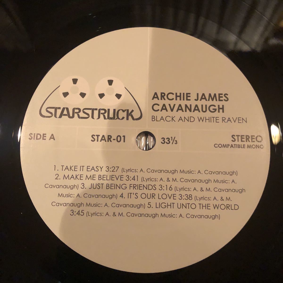 【未使用に近い】試聴OK 世界限定700枚 極上AOR!! Archie James Cavanaugh- BLACK AND WHITE ...