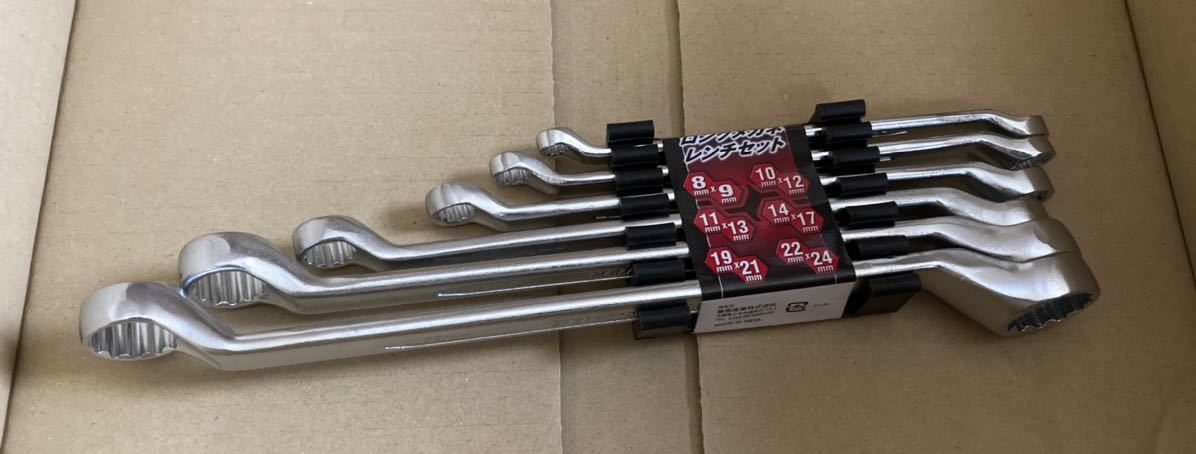 【未使用】E-Value ロングメガネレンチセット 6本組 藤原産業 EMW-06S 新品 未使用品の落札情報詳細 - ヤフオク落札価格検索 オークフリー