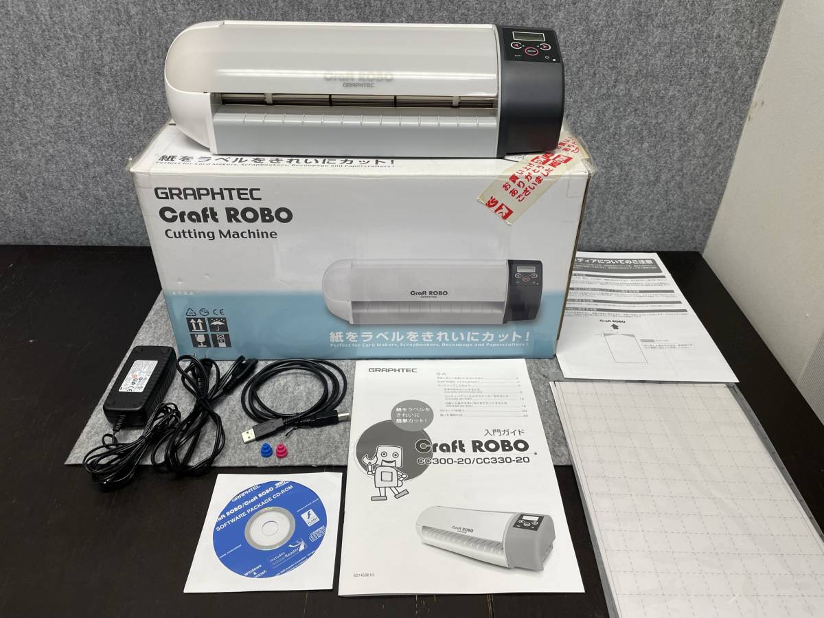【動作保証付き】 CRAFT ROBO CC330-20 カッティングマシン カッティングプロッタ グラフテック クラフトロボ の落札情報詳細 ...
