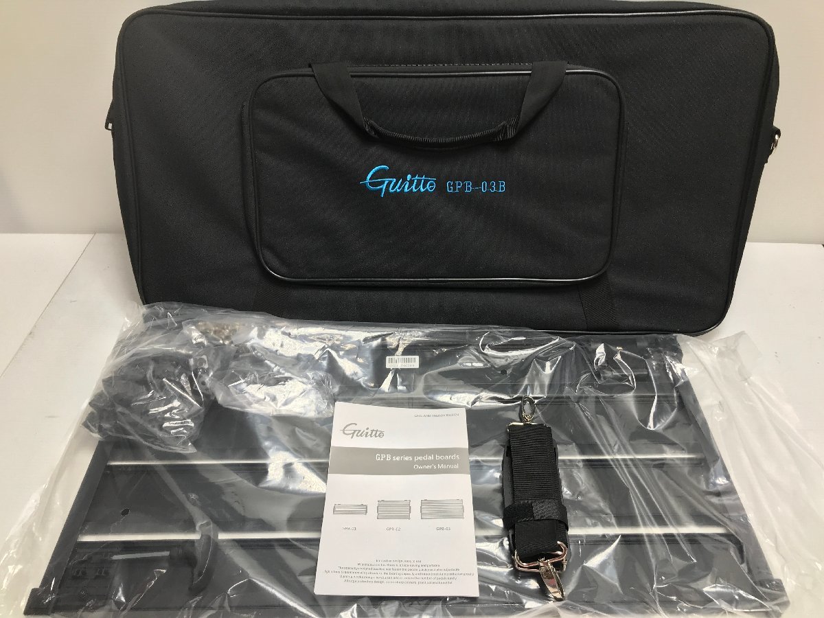 【やや傷や汚れあり】【★09-4619】 中古 Guitto エフェクターボード ペダルボード GPB-03B（7822）の落札情報詳細 - ヤフオク落札価格検索 オークフリー