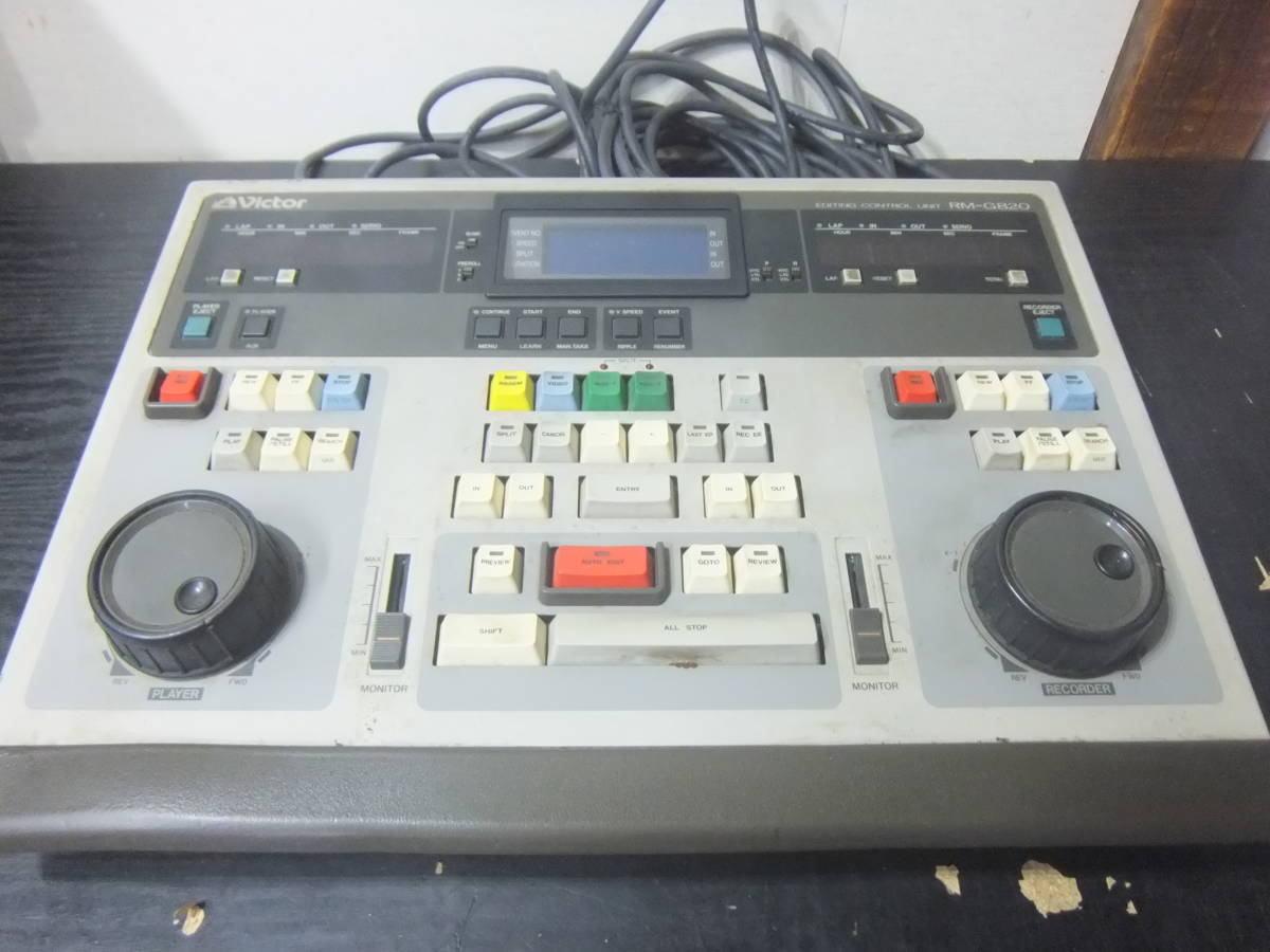 【傷や汚れあり】中古 EDITING CONTROL UNIT ビクター RM-G820 テスト無 U-10137の落札情報詳細 - ヤフオク ...