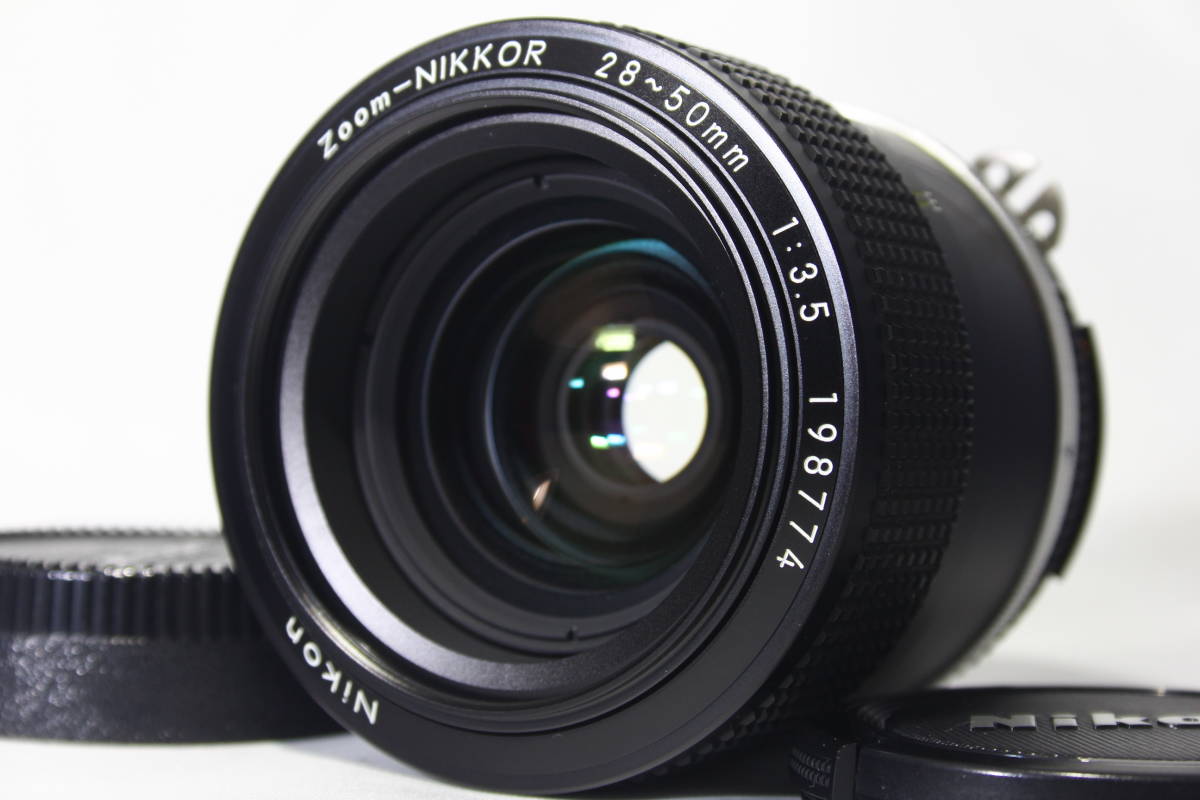 【未使用に近い】A405【コレクター級かなりの美品/光学かなりクリア/動作保証】 Nikon ニコン Ai-s Zoom-NIKKOR 28-50mm F3.5 の落札情報詳細 - Yahoo ...