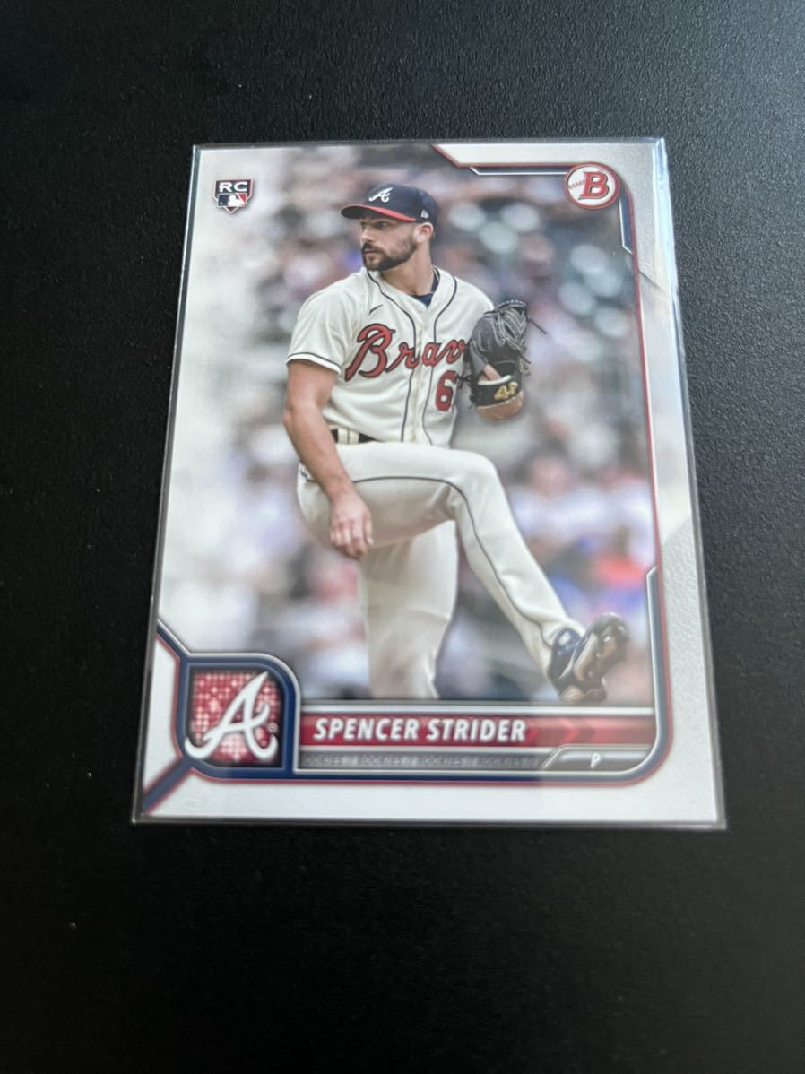 【目立った傷や汚れなし】2022 BOWMAM #41 SPENCER STRIDER PAPER BASE RCの落札情報詳細 - ヤフオク ...