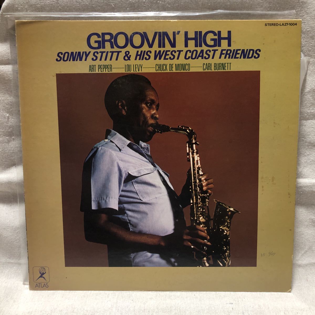 【やや傷や汚れあり】SONNY STITT & HIS WEST COAST FRIENDS GROOVIN’ HIGH ART PEPPER ...