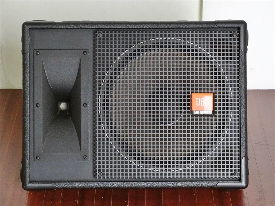 【やや傷や汚れあり】山口)JBL ステージモニタースピーカー 2WAY 8Ω MR905 2032Hウーハー＆2419Hドライバー ...