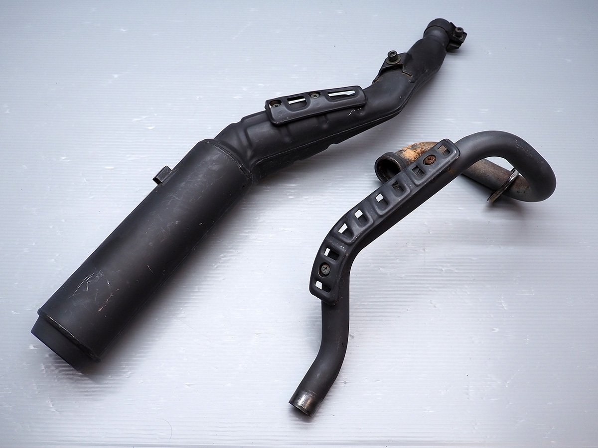 【やや傷や汚れあり】★TW200 2JL 純正 フルエキ マフラー 品番：2JL-14711 / 2JX (220725BD0040)の落札 ...