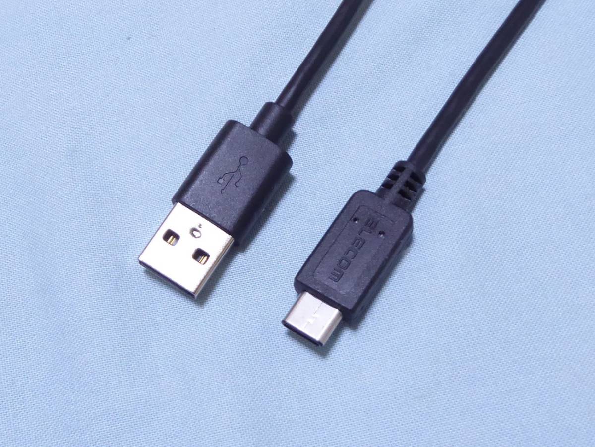 【目立った傷や汚れなし】USB Type C ケーブル 1m ブラック エレコム ELECOM U2C-AC10BKの落札情報詳細 - ヤフオク落札価格検索 オークフリー