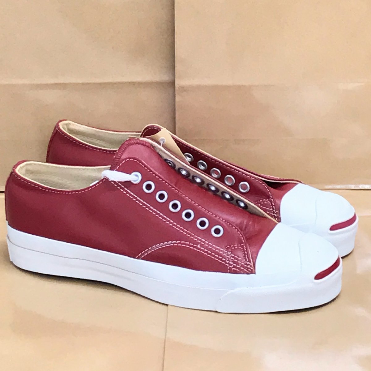 【未使用】【デッドストック】26.5cm US8 CONVERSE JACK PURCELL LOW MADE IN USA 19653 ...