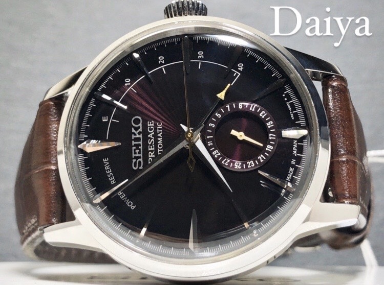 【未使用】新品 SEIKO セイコー 正規品 Presage プレサージュ 腕時計 カクテル ブラックキャット マティーニ オートマチック 5 ...