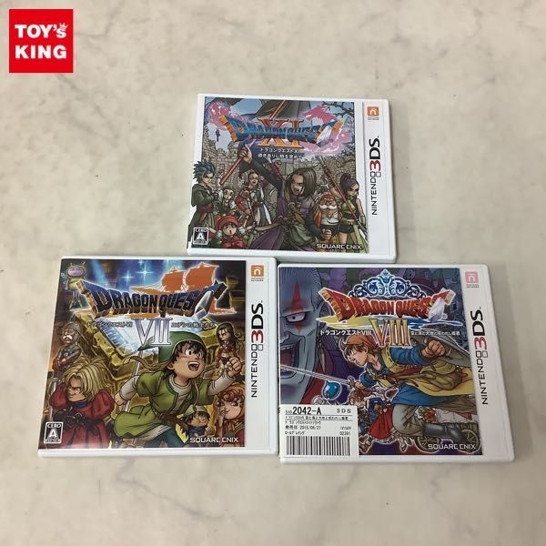 【全体的に状態が悪い】1円～ 3DS ソフト ドラゴンクエストVIII エデンの戦士たち / XI 過ぎ去りし時を求めて 他の落札情報詳細 - ヤフオク落札価格検索 オークフリー