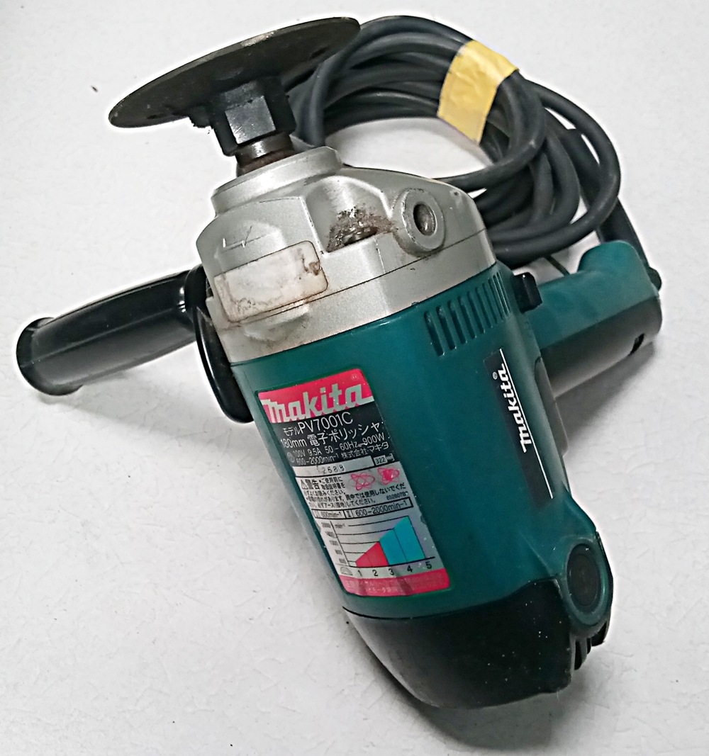 【全体的に状態が悪い】Makita PV7001C マキタ 180mm 電動ポリッシャー 不動 JANKの落札情報詳細 - ヤフオク落札価格検索 オークフリー