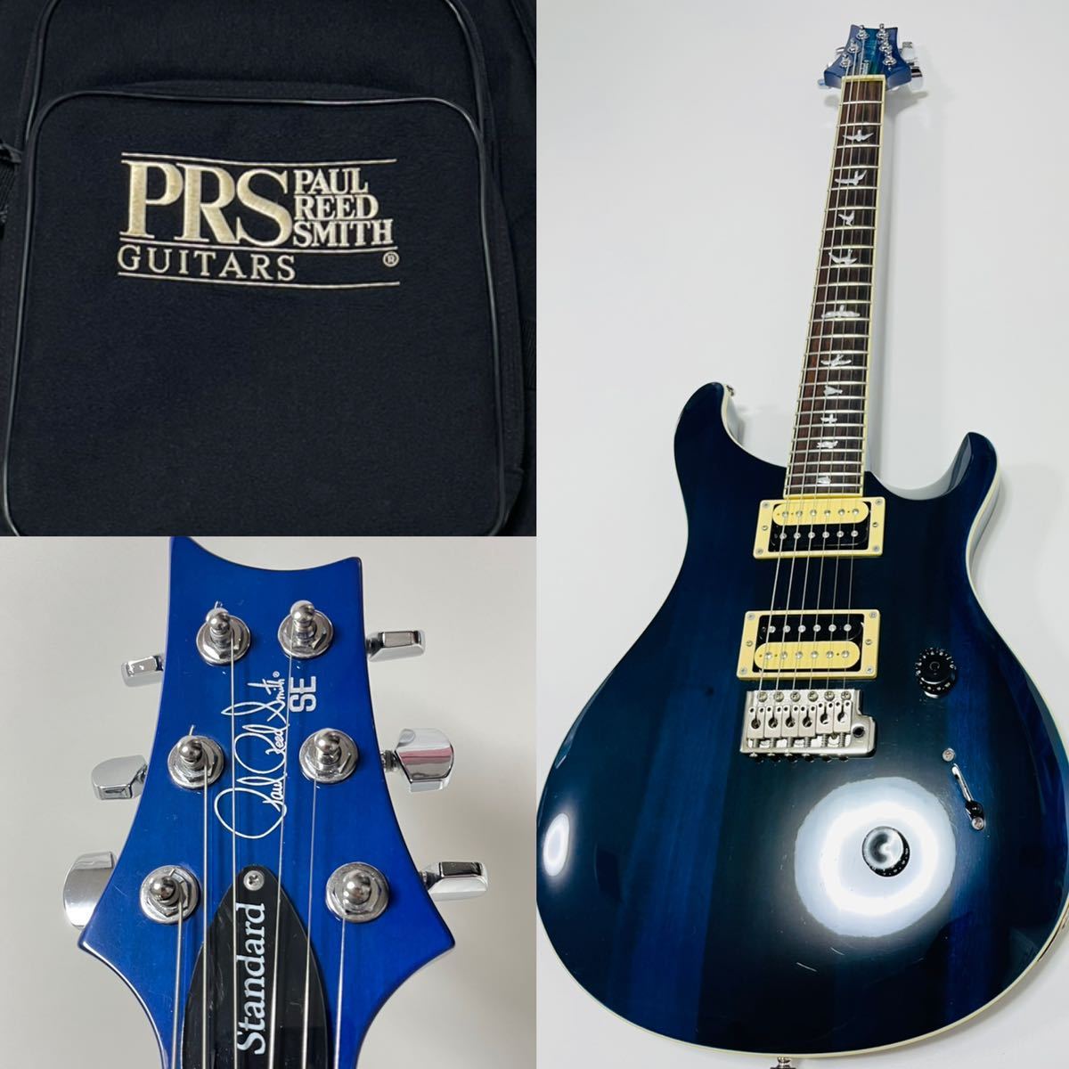 【やや傷や汚れあり】Paul Reed Smith SE Standard 24 PRS -Translucent Blue-《 エレキギター ...