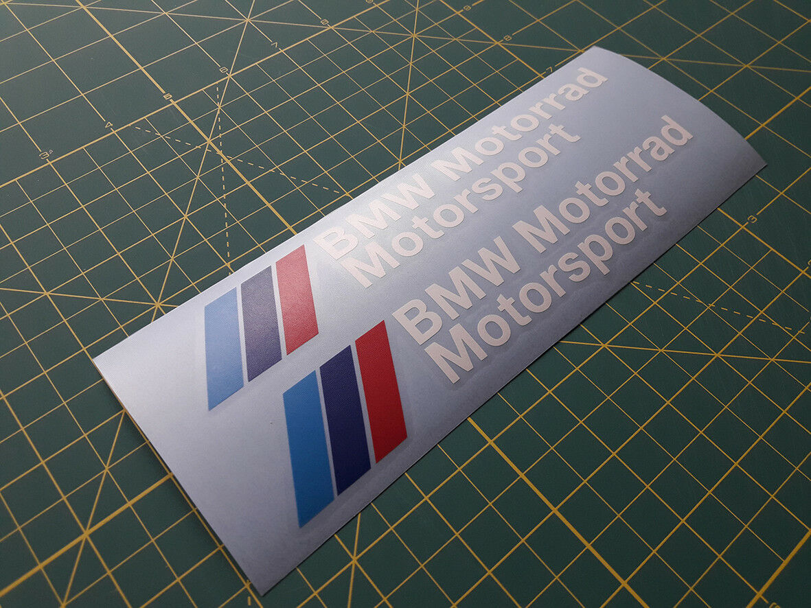 【未使用】送料無料 BMW Motorrad Motorsport decal sticker ステッカー シール デカール 2枚セット ...