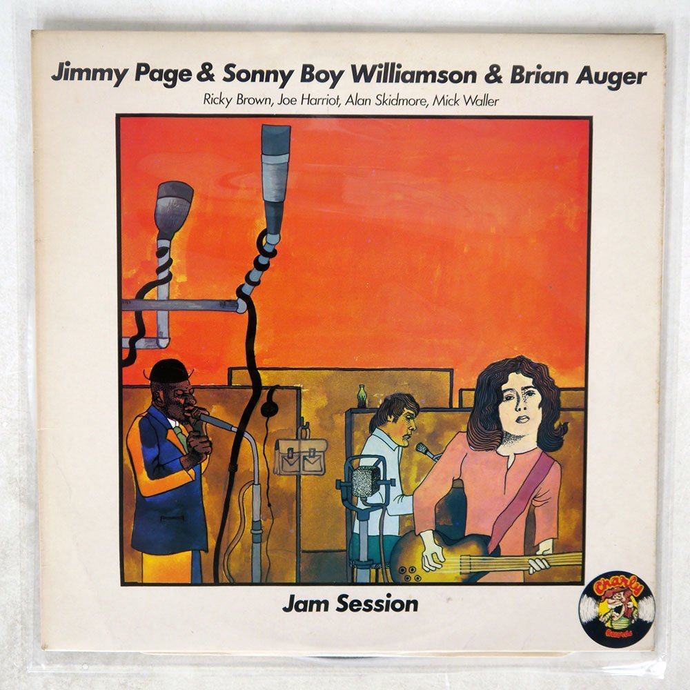 【やや傷や汚れあり】米 JAM SESSION/JIMMY PAGE ＆ SONNY BOY WILLIAMSON ＆ BRIAN AUGER ...