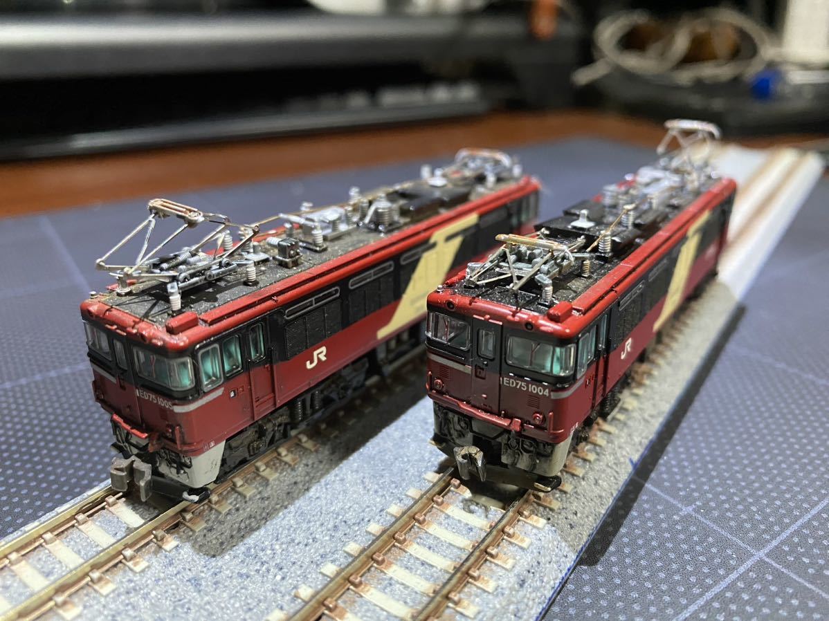 【やや傷や汚れあり】マイクロエース A8131 ED75-1004/1005 貨物試験色 重連セット （ジャンク扱い） の落札情報詳細 ...