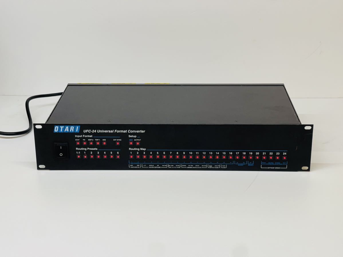 【傷や汚れあり】OTARI オタリ UFC-24 24ch Universal Format Converter 通電確認のみ 現状品 管理 ...