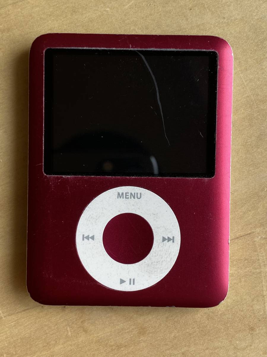 【目立った傷や汚れなし】iPod nano 第3世代 3gen 8GB 赤 プロダクトレッド Product Red [R1]の落札情報詳細 ...