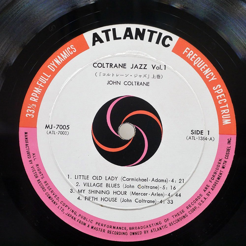【傷や汚れあり】帯 JOHN COLTLANE/COLTRANE JAZZ/ATLANTIC MJ-7005~6の落札情報詳細 - Yahoo!オークション落札価格検索 オークフリー