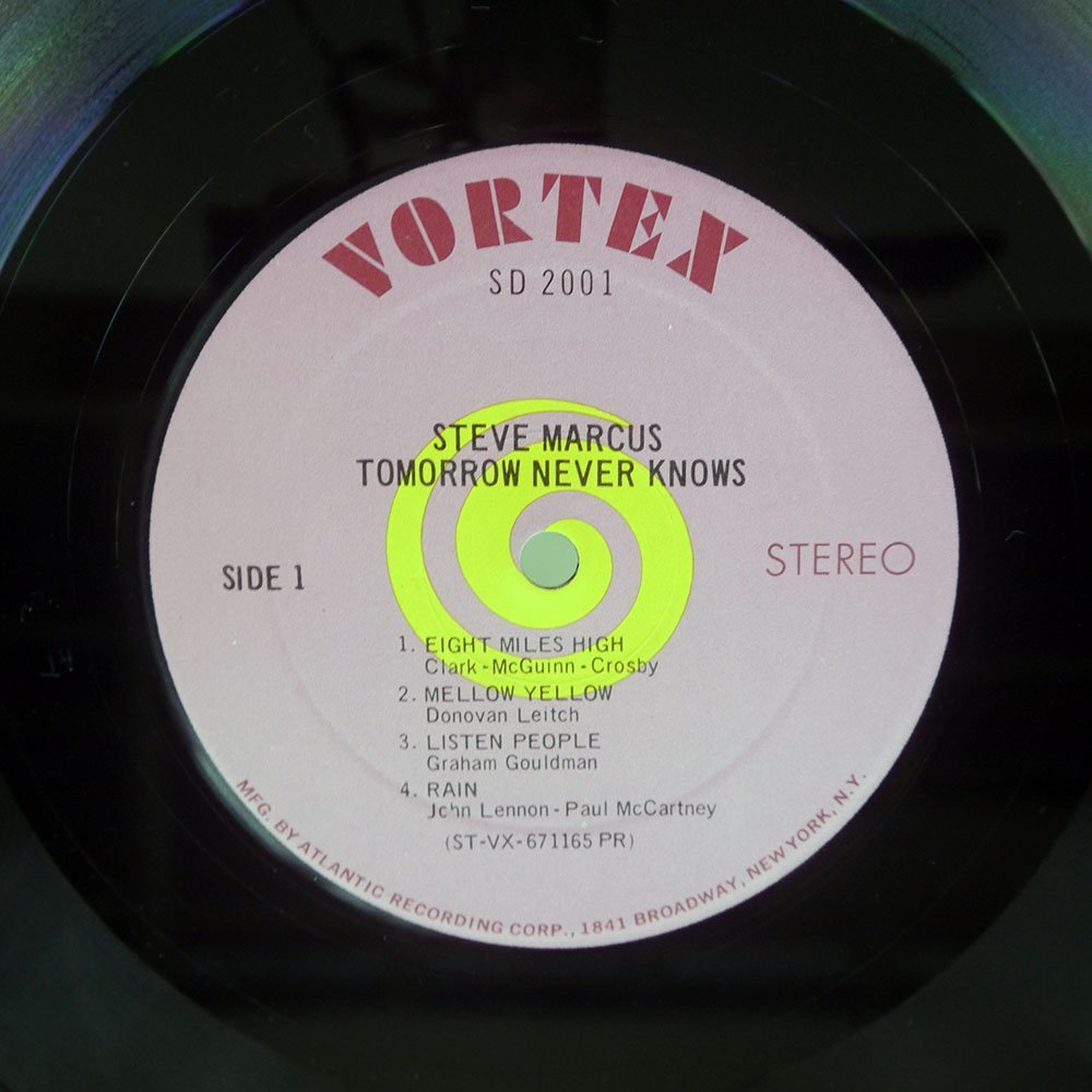 【やや傷や汚れあり】米 STEVE MARCUS/TOMORROW NEVER KNOWS/VORTEX SD 2001の落札情報詳細 ...