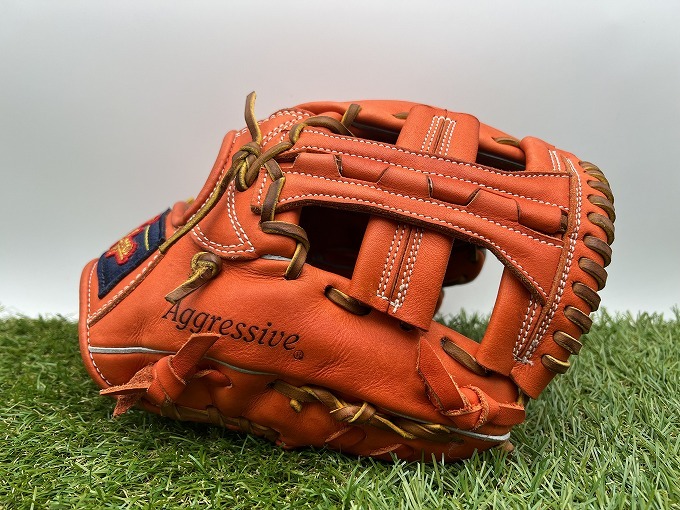 【やや傷や汚れあり】【100705】久保田スラッガー 軟式オールラウンド用グローブ 刺繍あり KSN-2PSE 即戦力品 ...