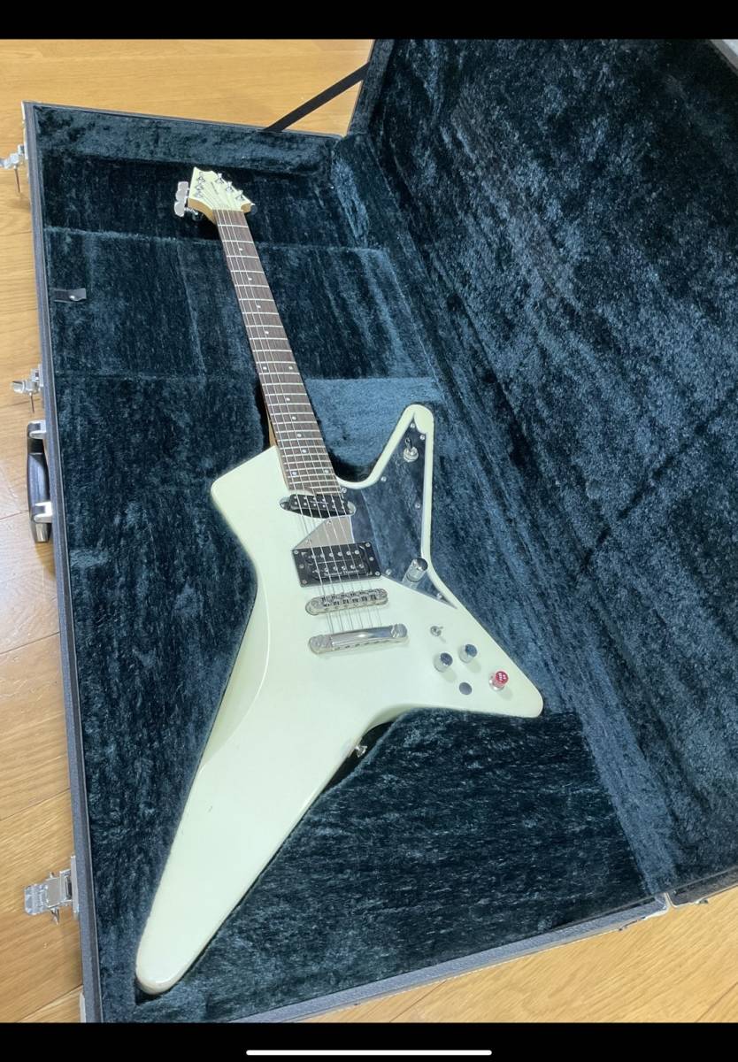 【傷や汚れあり】【訳アリ】生産終了品 Edwards ESP crying star Galneryus syu モデル ヒップショット付き ...