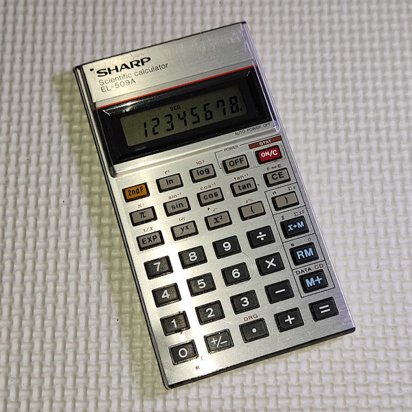 【やや傷や汚れあり】SHARP シャープ EL-509A ピタゴラス エルシーメイト 関数電卓 昭和レトロの落札情報詳細 - ヤフオク落札価格 ...