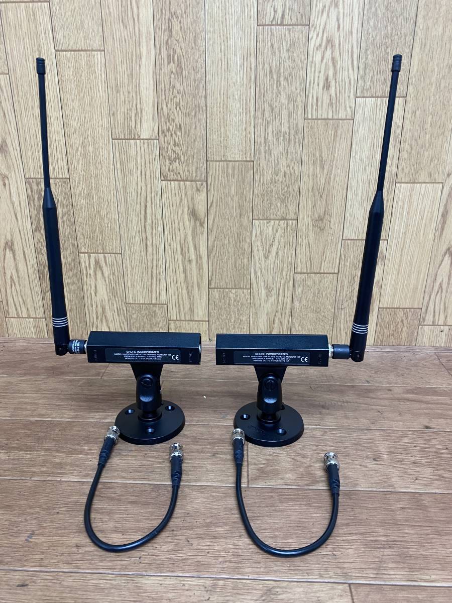 【目立った傷や汚れなし】美品 Shure／シュアー Ua830wb リモートマウントアンテナ用インラインuhfアンテナアンプ／／アンテナ