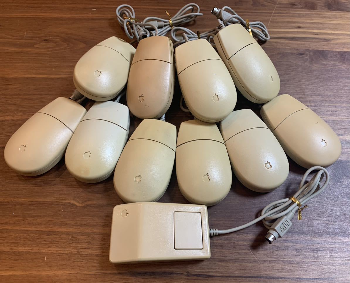 【傷や汚れあり】Apple Desktop Bus Mouse II 10個＋角マウス1個 ジャンクの落札情報詳細 - ヤフオク落札価格検索 ...
