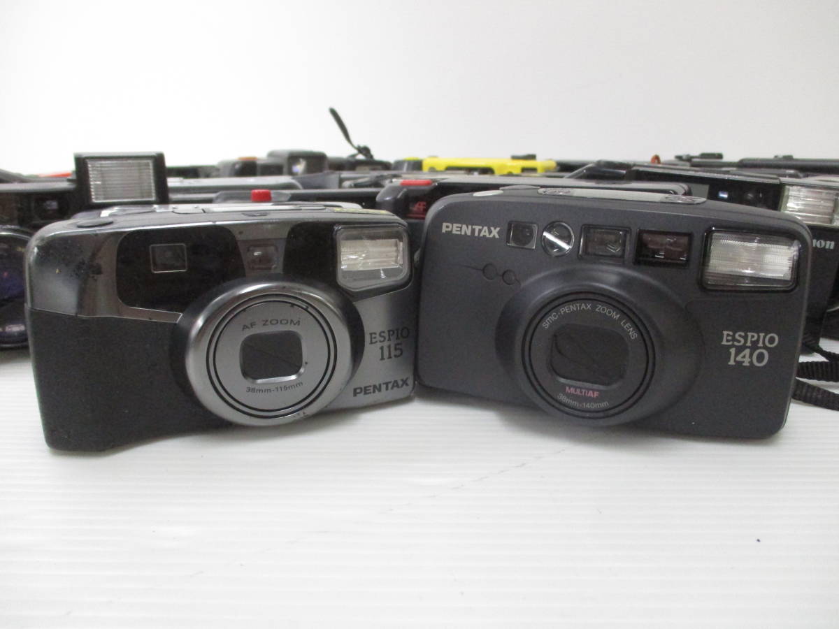 【傷や汚れあり】220999-004 コンパクトフィルムカメラ PENTAX ESPIO/CANON AUTOBOY 等 おまとめ 現状品 ④ ...