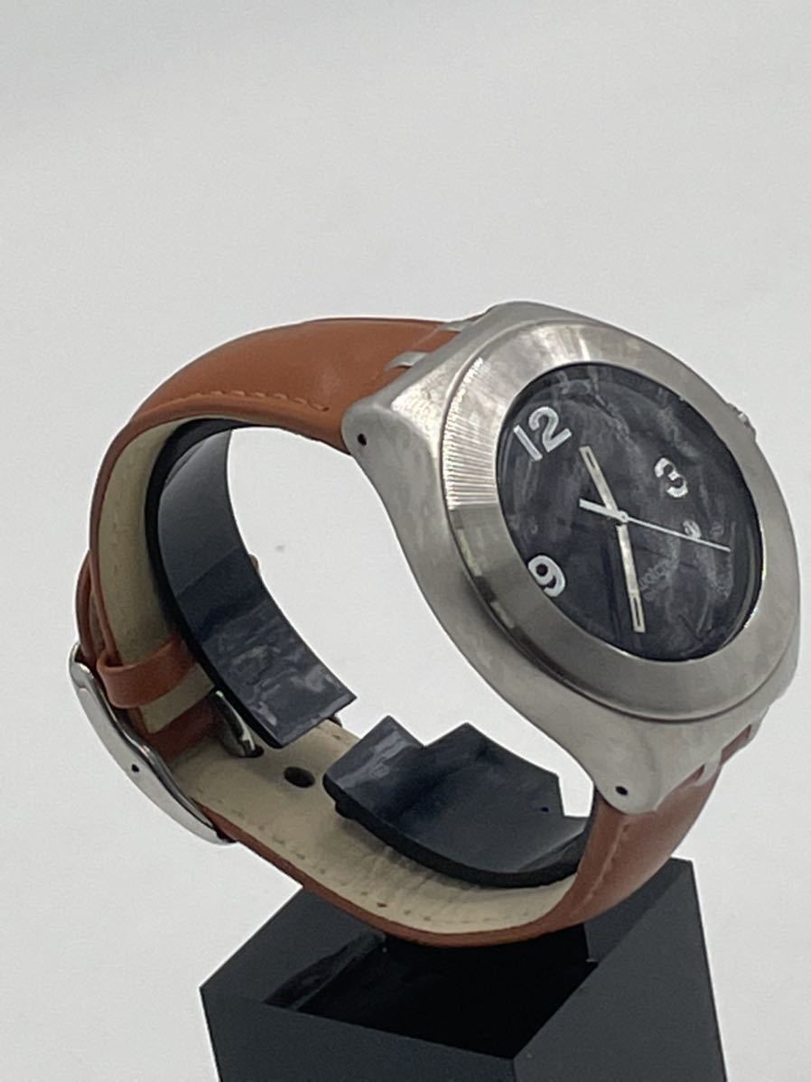 【やや傷や汚れあり】swatch スウォッチ SWISS MADE スイス製 腕時計 IRONY SR726SW 純正ベルト 動作未確認☆ ...