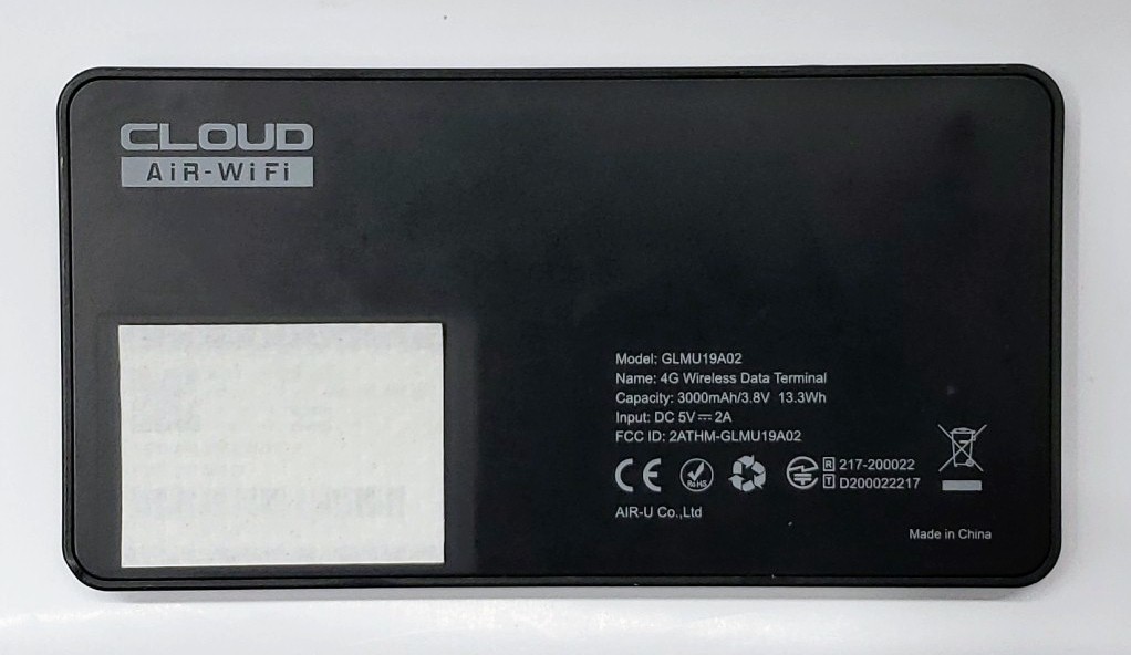 【目立った傷や汚れなし】GlocalMe U3 Model: GLMU19A02 ( CLOUD AiR Wi-Fi 使用機器ですが SIM フリーのため他キャリアで使用可能 )の落札情報詳細 ...