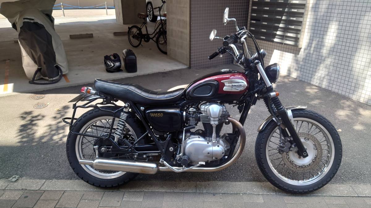 【やや傷や汚れあり】カワサキW650 ローダウンカスタム 車検付 個人出品の落札情報詳細 - ヤフオク落札価格検索 オークフリー