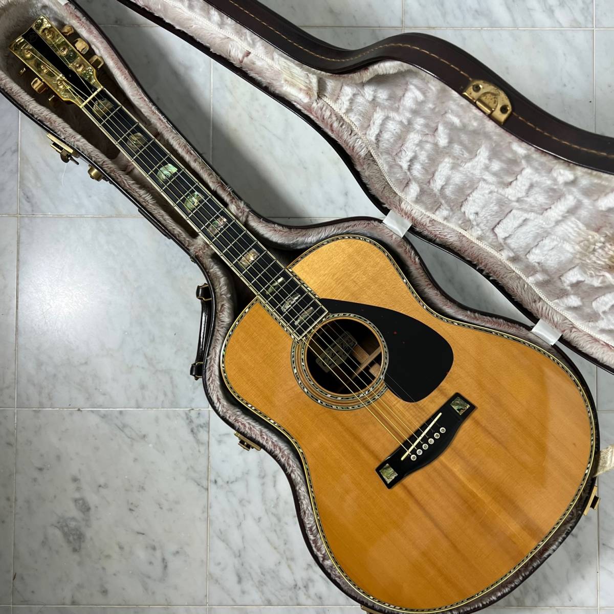 【やや傷や汚れあり】超希少 家宝級 YAMAHA L-53 CUSTOM アコースティックギター 1978年2月製 初期モデル テリー中本 L ...