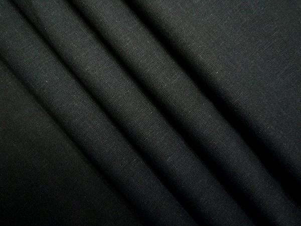 【未使用】綿100 平織 ローン ブラウス 薄地 巾118cm 長4m 黒[d249]の落札情報詳細 - ヤフオク落札価格検索 オークフリー