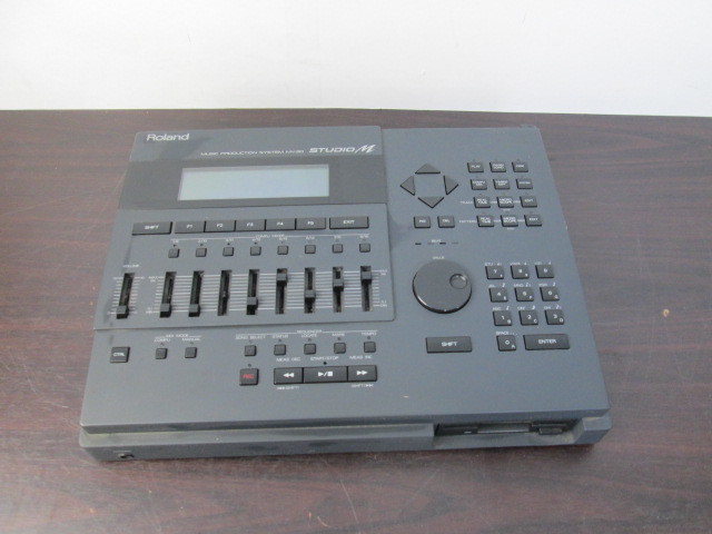 【やや傷や汚れあり】Roland RS-PCM音源＋高性能シーケンサー Studio'M MV-30 動作確認済 フロッピーディスク稼働品 ...