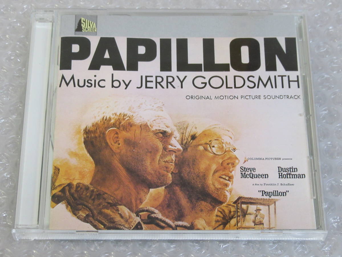 【目立った傷や汚れなし】CD★サントラ盤[PAPILLON]英UK盤/パピヨン/JERRY GOLDSMITH/ジェリー・ゴールドスミス/スティーブ・マックイーン/STEVE McQUEENの ...