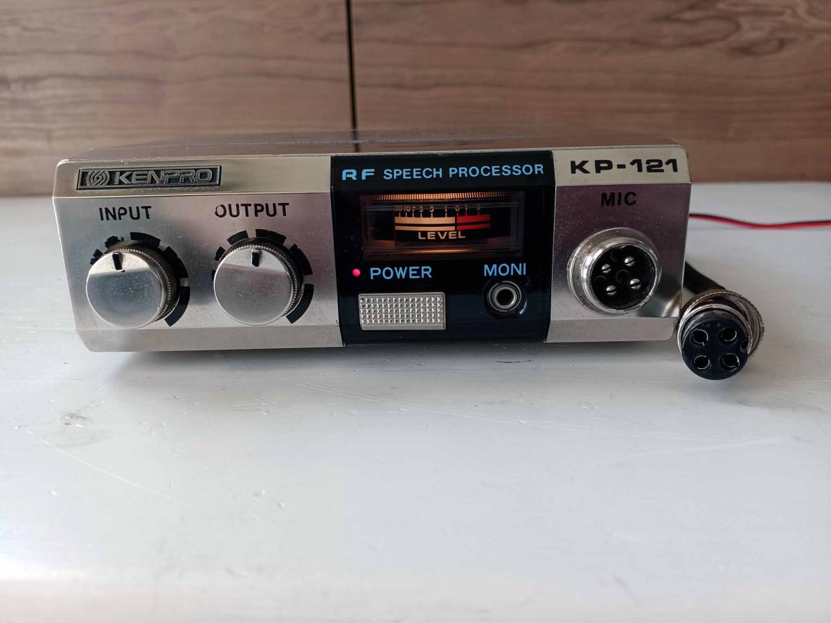 【傷や汚れあり】★KENPRO RF SPEECH PROCESSOR KP-121 ケンプロ スピーチプロセッサー 4ピン 変調アップ ...