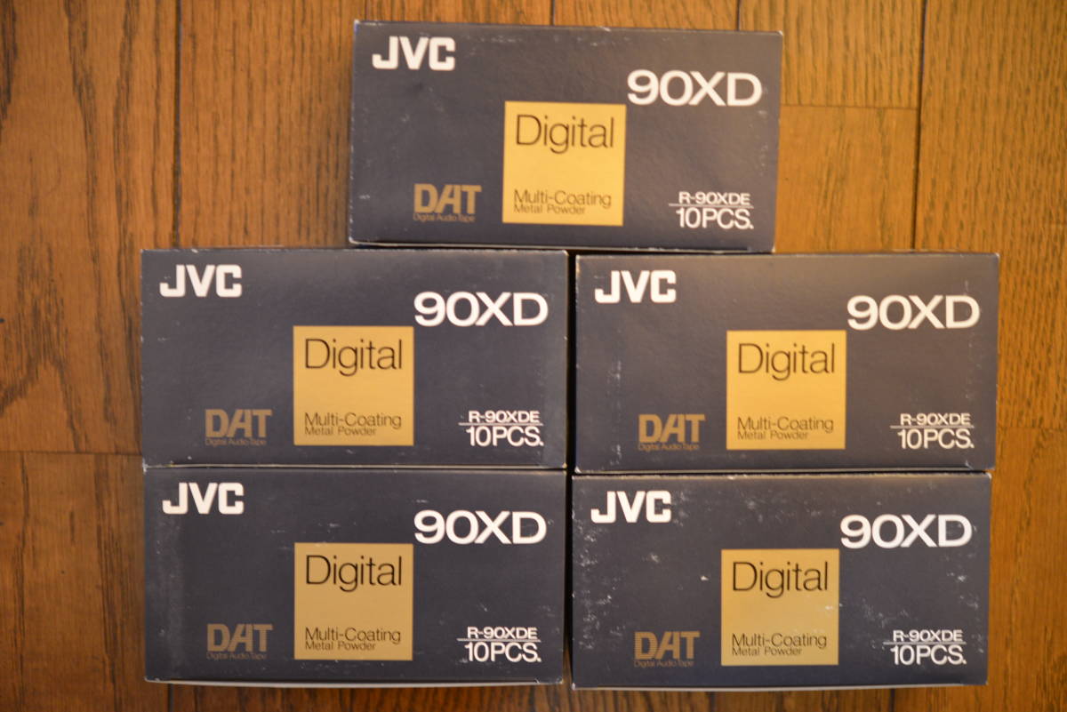 【傷や汚れあり】新品未開封_DATテープ_⑤ JVC_DAT_90 10PACK×5 (計50本)の落札情報詳細 - ヤフオク落札価格検索 オークフリー