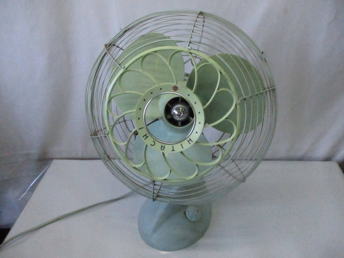【やや傷や汚れあり】【877D】扇風機 M-6036B 日立 昭和レトロ HITACHI アンティーク 希少？ の落札情報詳細| ヤフオク落札 ...
