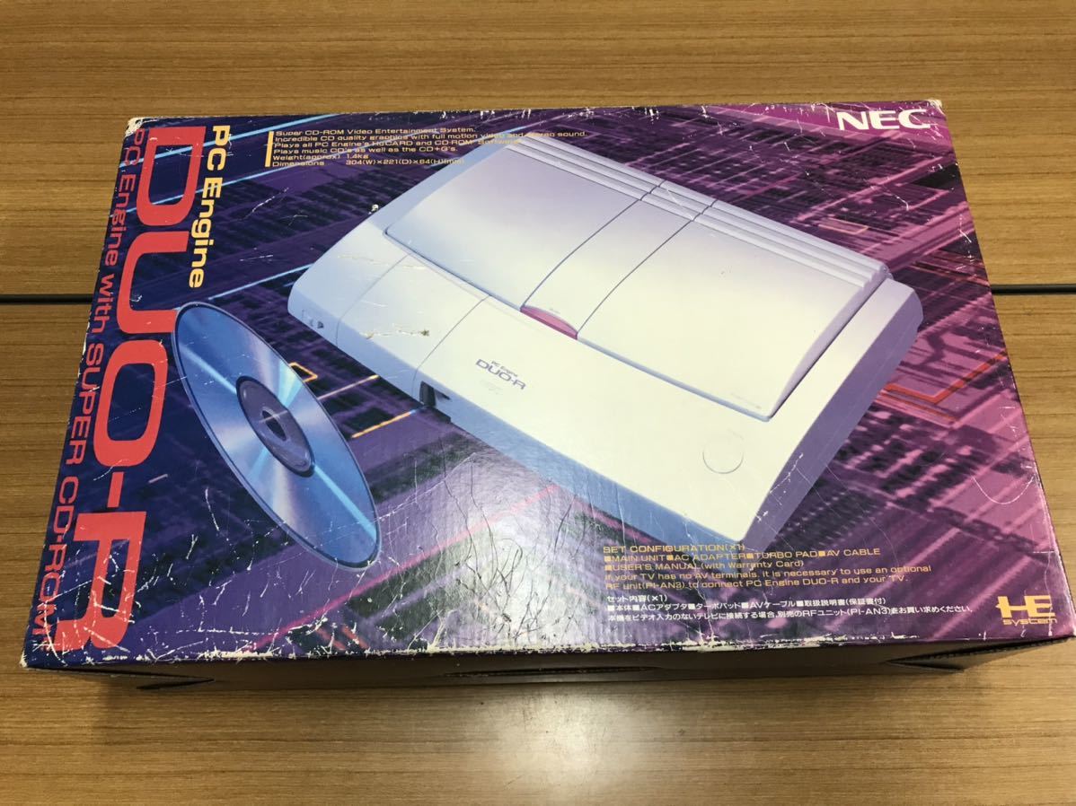 【未使用】24 NEC PC Engine DUO-R 本体 [20221104]の落札情報詳細 - ヤフオク落札価格検索 オークフリー