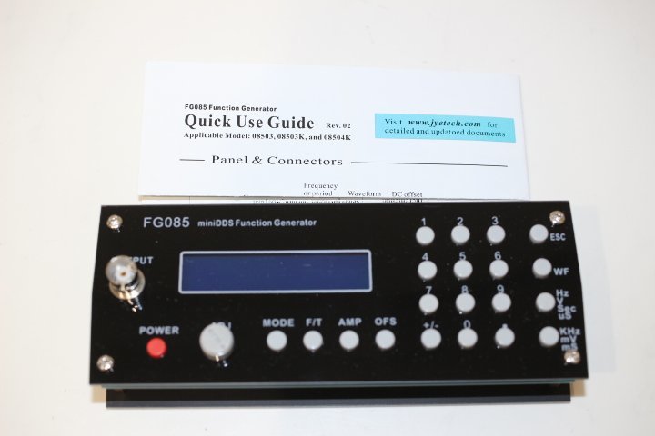 【やや傷や汚れあり】jyetech FG085 ファンクションジェネレーター 説明書付 動作未確認 2056の落札情報詳細 - Yahoo!オークション落札価格検索 オークフリー