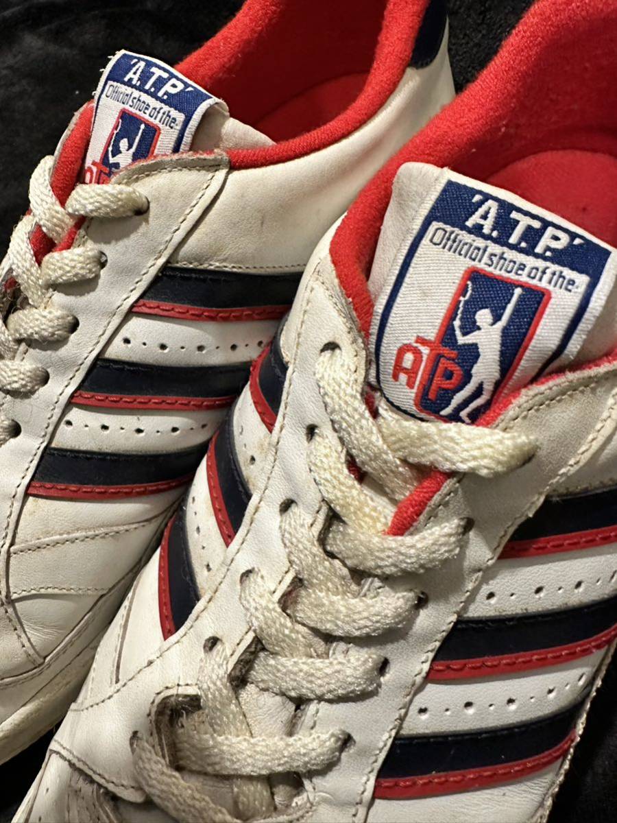 【傷や汚れあり】80年代 フランス製【adidas × ATP 公式 テニスMade in France】stansmith superstar eqt badlander boostの落札 ...